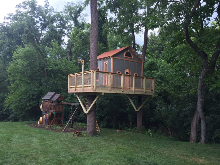 Basic Backyard Treehouses - Tree Top Builders