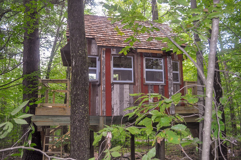 Catskills Clubhouse Treehouse - Tree Top Builders