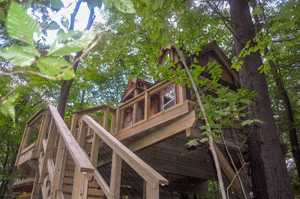 Catskills Clubhouse Treehouse - Tree Top Builders