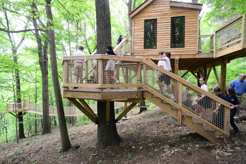 Outdoor Classroom Treehouse - Tree Top Builders