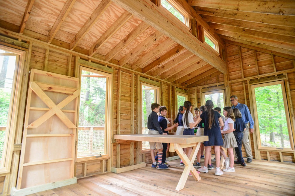 Outdoor Classroom Treehouse - Tree Top Builders