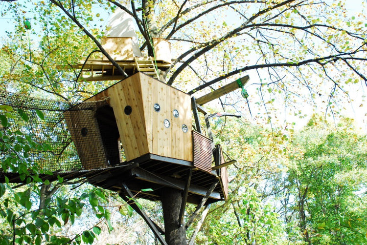 Pirate Ship Treehouse - Tree Top Builders