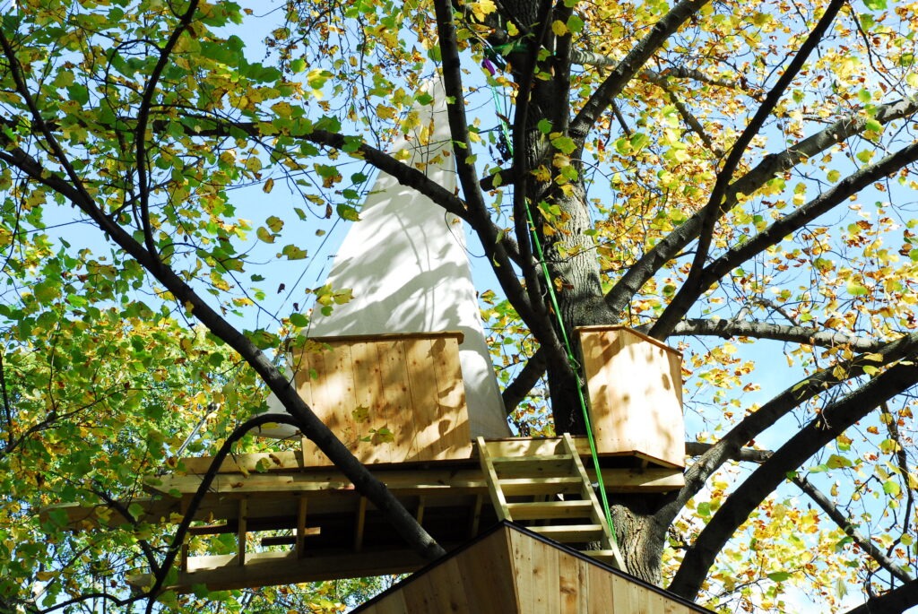 Pirate Ship Treehouse - Tree Top Builders