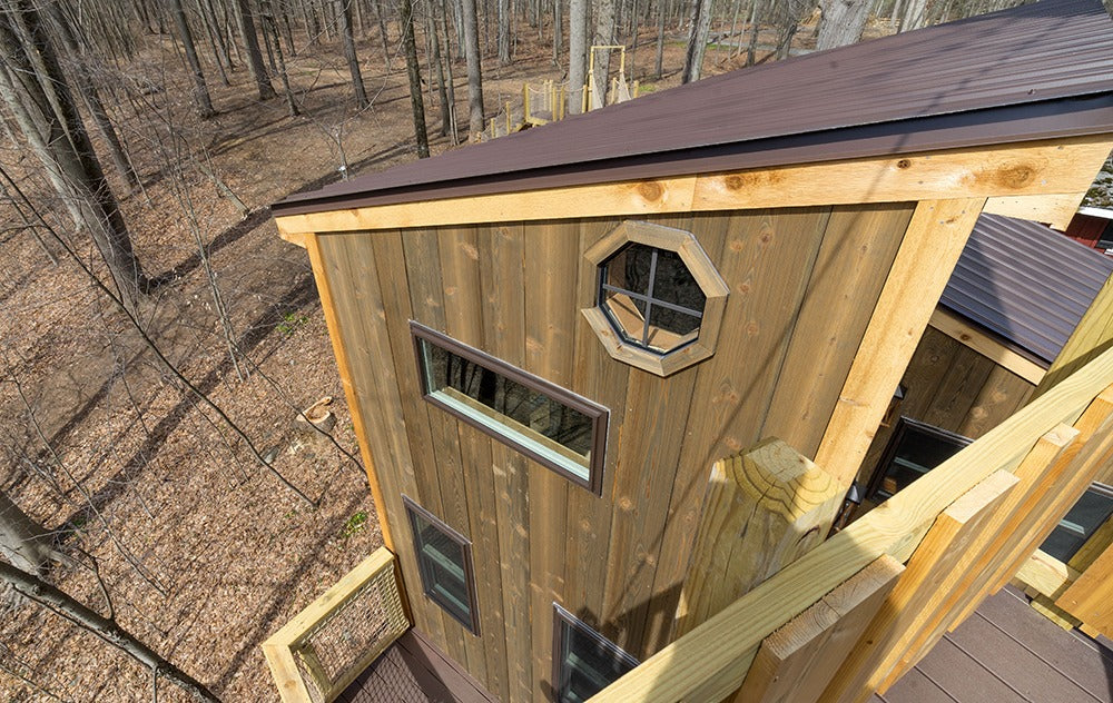 Secluded Woodland Treehouse - Tree Top Builders