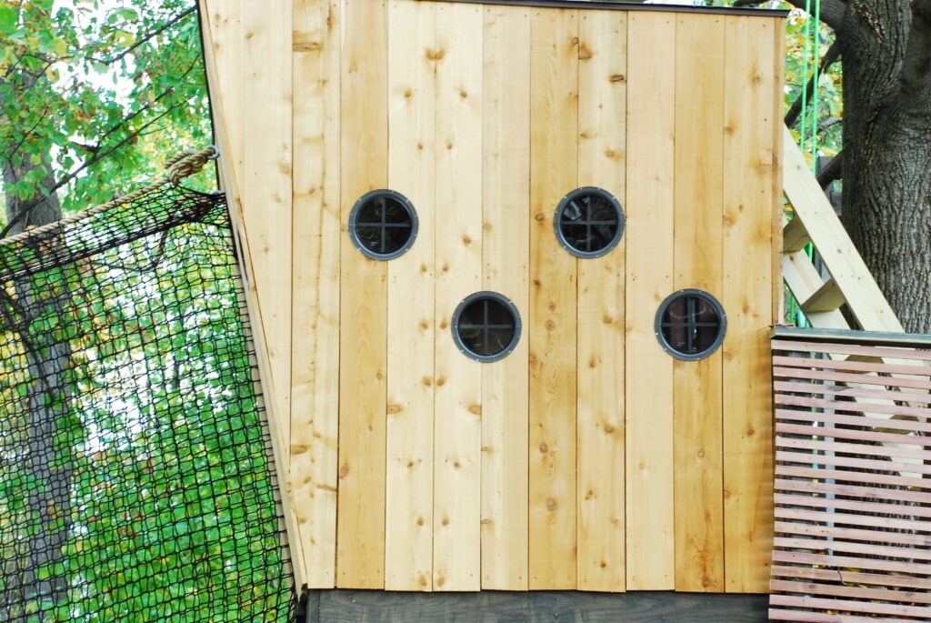 Pirate Ship Treehouse - Tree Top Builders